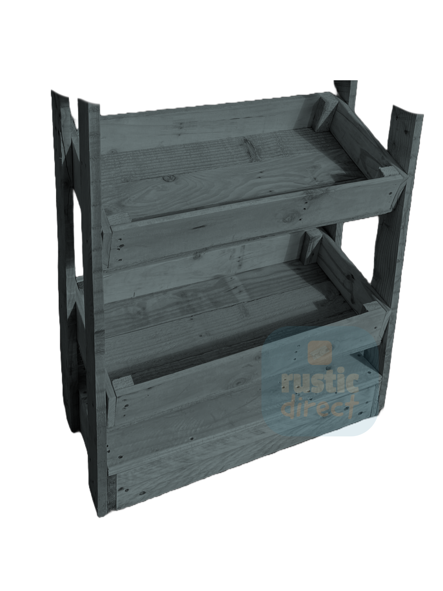 Tilted Handmade Display Stands - 2 Tier - Priddy Pools – Rustic Direct ...